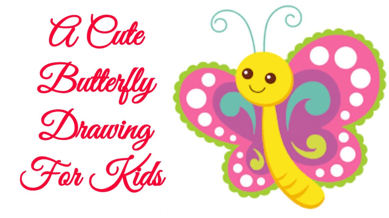 How to Draw a Cute Butterfly - A Step by Step Guide - YouTube