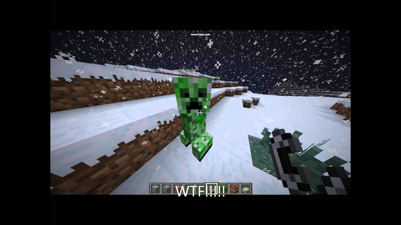 Creeper's arent attacking me on MineCraft?!?!?!?! - YouTube