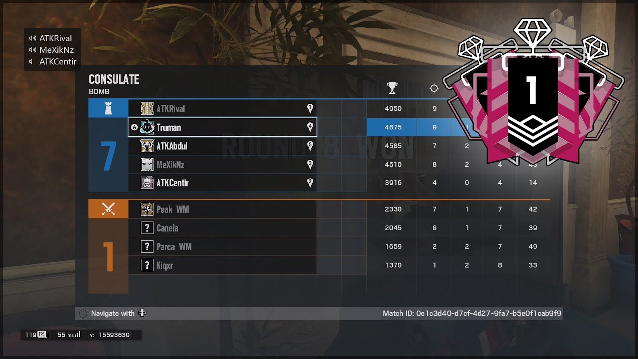 The Full 9 K/D Sweaty Consulate Competitive Game - Rainbow Six Siege ...