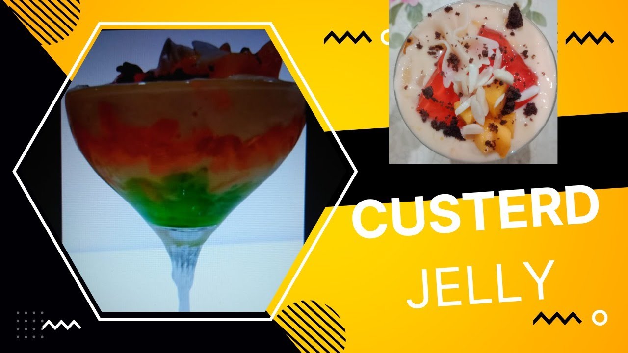 Custard jelly recipe | Custard recipe Pakistani | desitotkay - YouTube