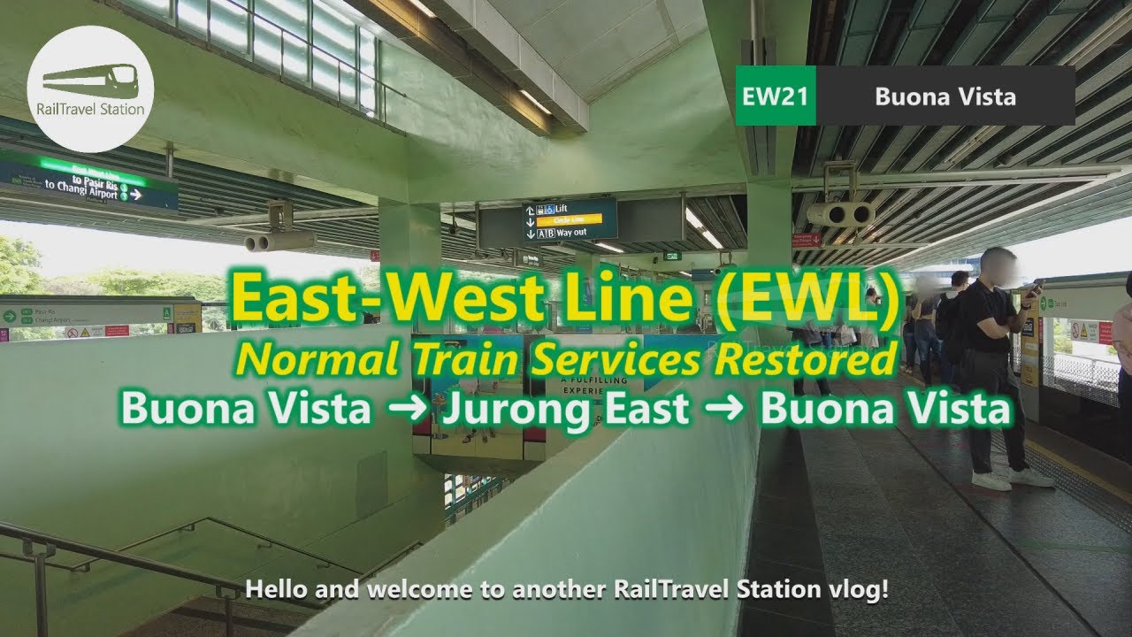 SMRT EWL IS BACK IN ACTION! 🇸🇬🚆 Buona Vista→Jurong East→Buona Vista ...