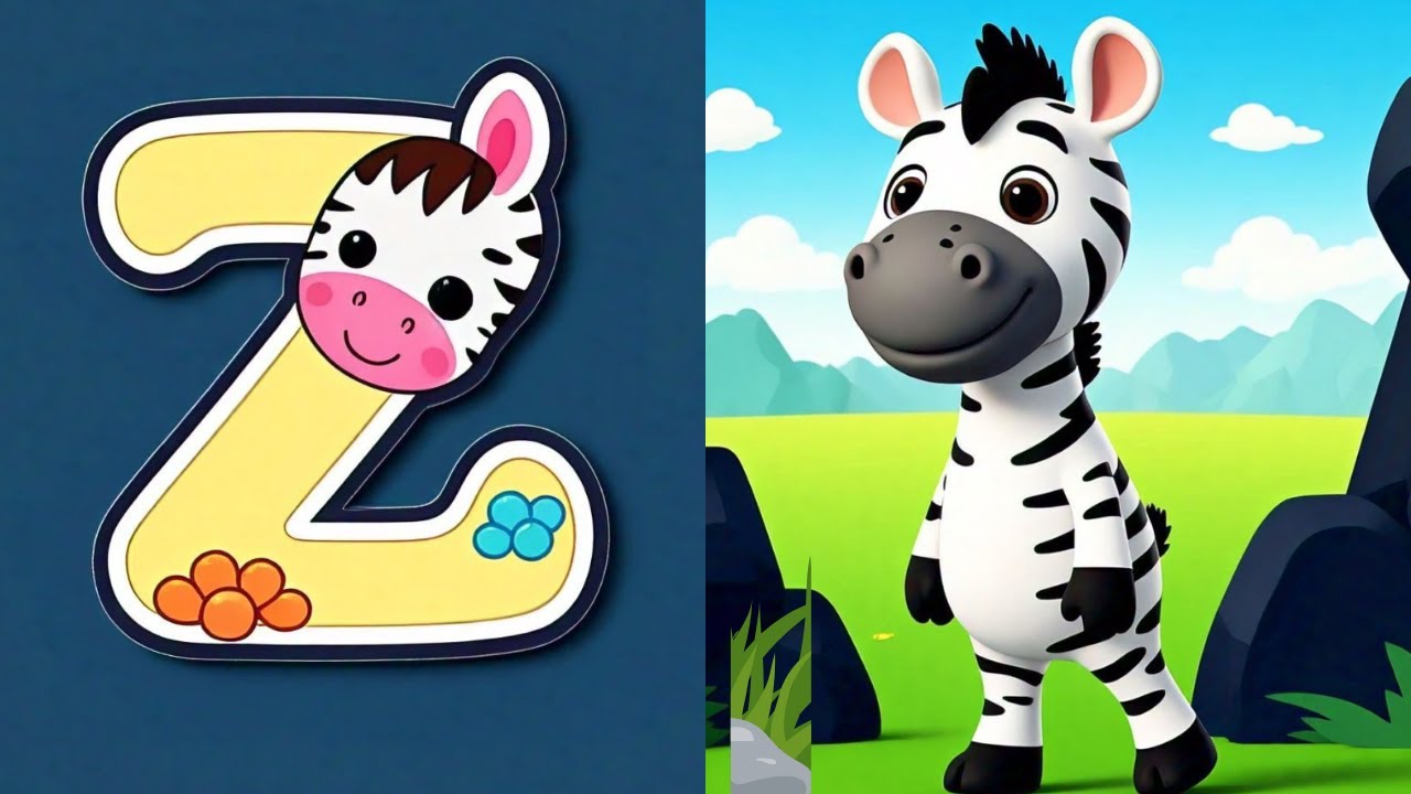 Z is for ZEBRA 🦓 Phonics Letter Z Song | @PixiKids. - YouTube