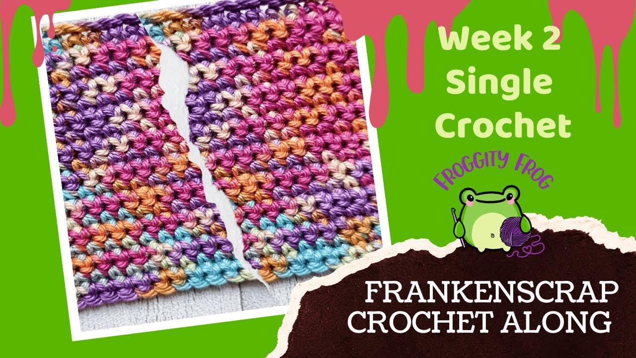 Week 2 Of The FrankenScrap Crochet Along By Froggity Frog - Single ...