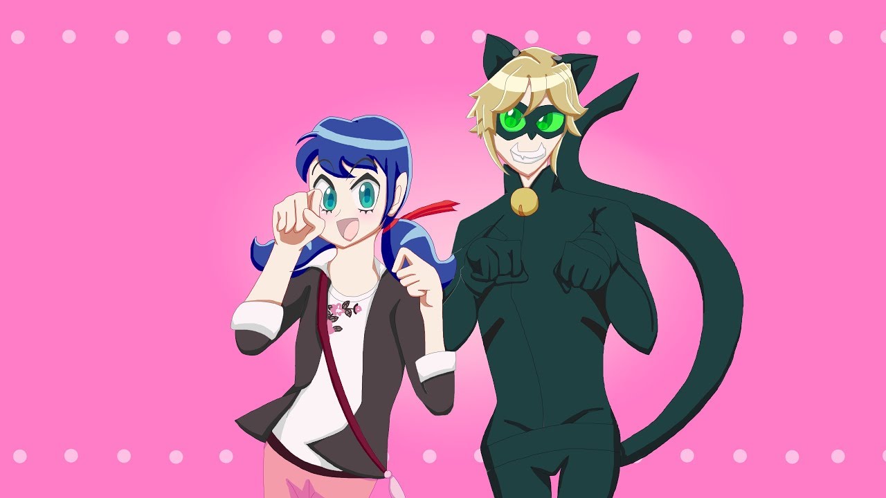 [Speedpaint] Miraculous Ladybug - MariChat - Nya! - YouTube