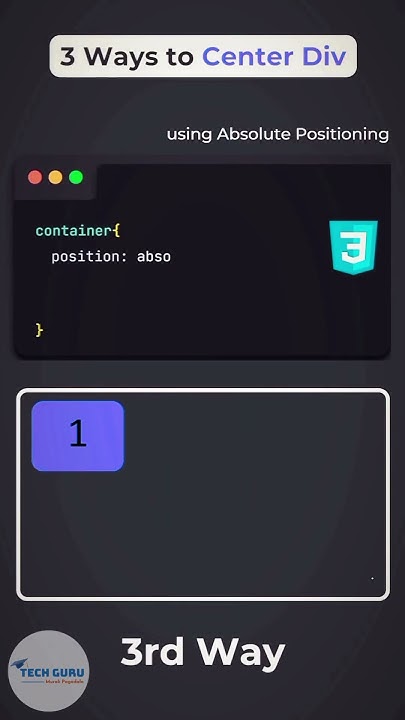 Center A Div With Html And Css Step By Step Tutorial Html Css