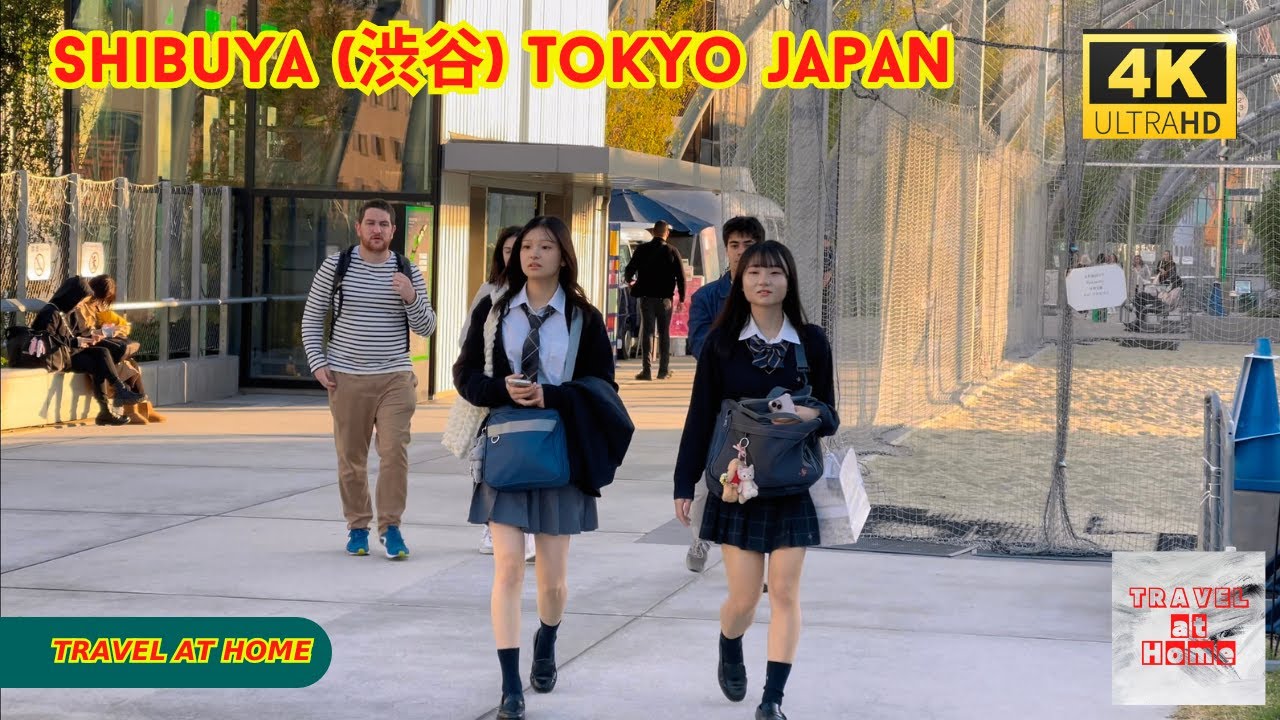 4k hdr japan travel | Walk in Shibuya (渋谷) Tokyo japan | Relaxing ...