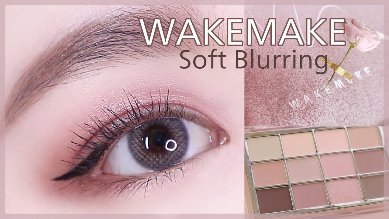[Sub]웨이크메이크 소프트 블러링 아이팔레트 생기블러링 / WAKEMAKE soft blurring eye palette lively blurring - YouTube