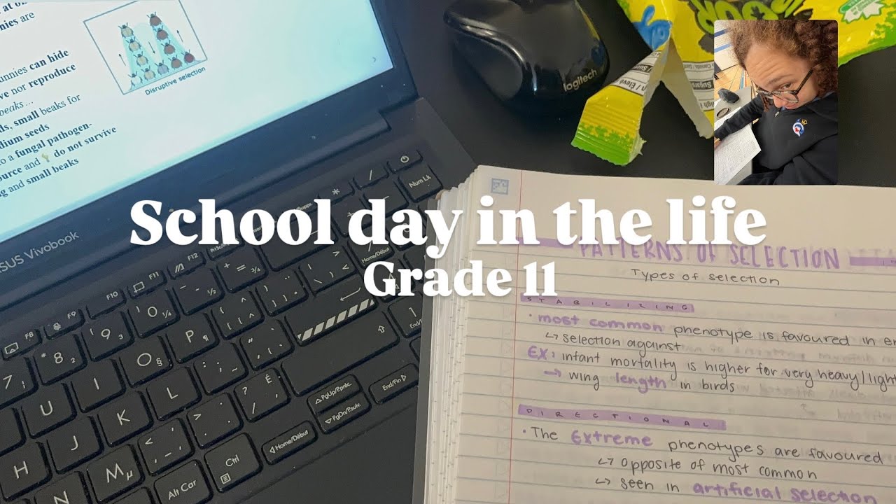 Grade 11 school day in the life (Winter)(so aesthetic) - YouTube