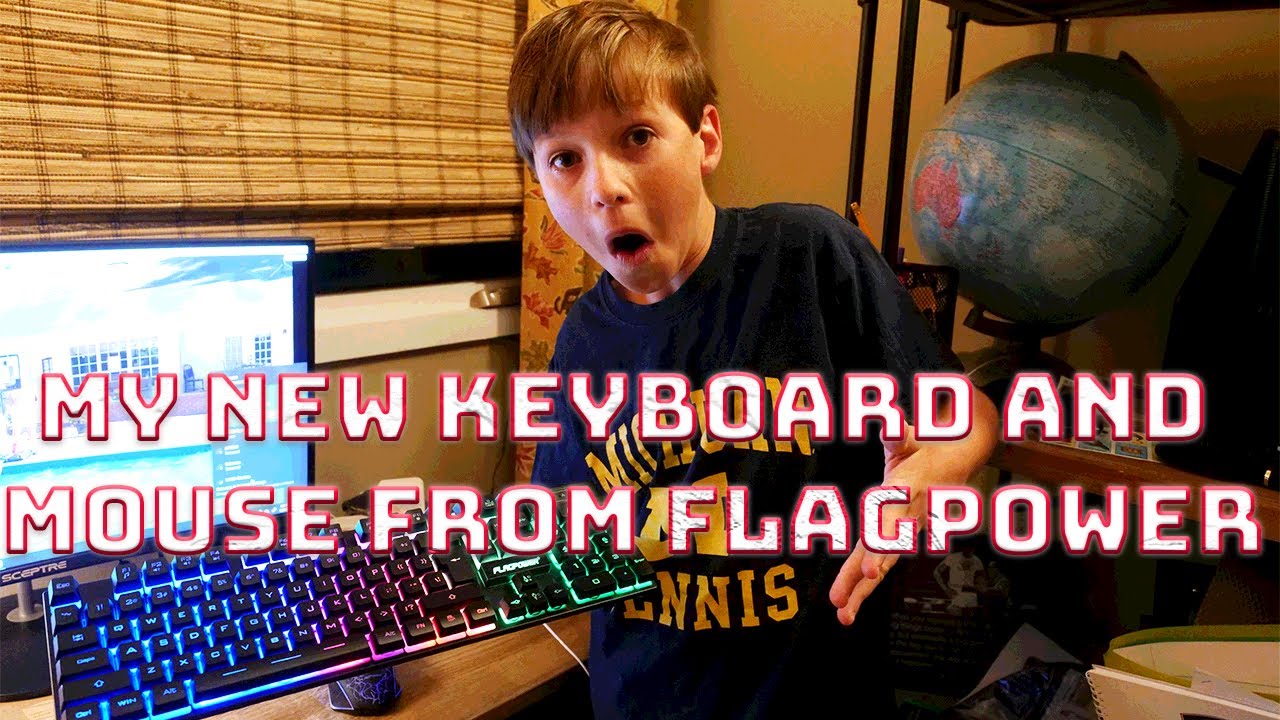 FLAGPOWER keyboard and mouse review! - YouTube