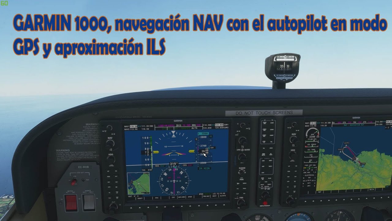 Tutorial | CESSNA 172 GARMIN 1000 | Cargar el plan de vuelo en el G1000 ...