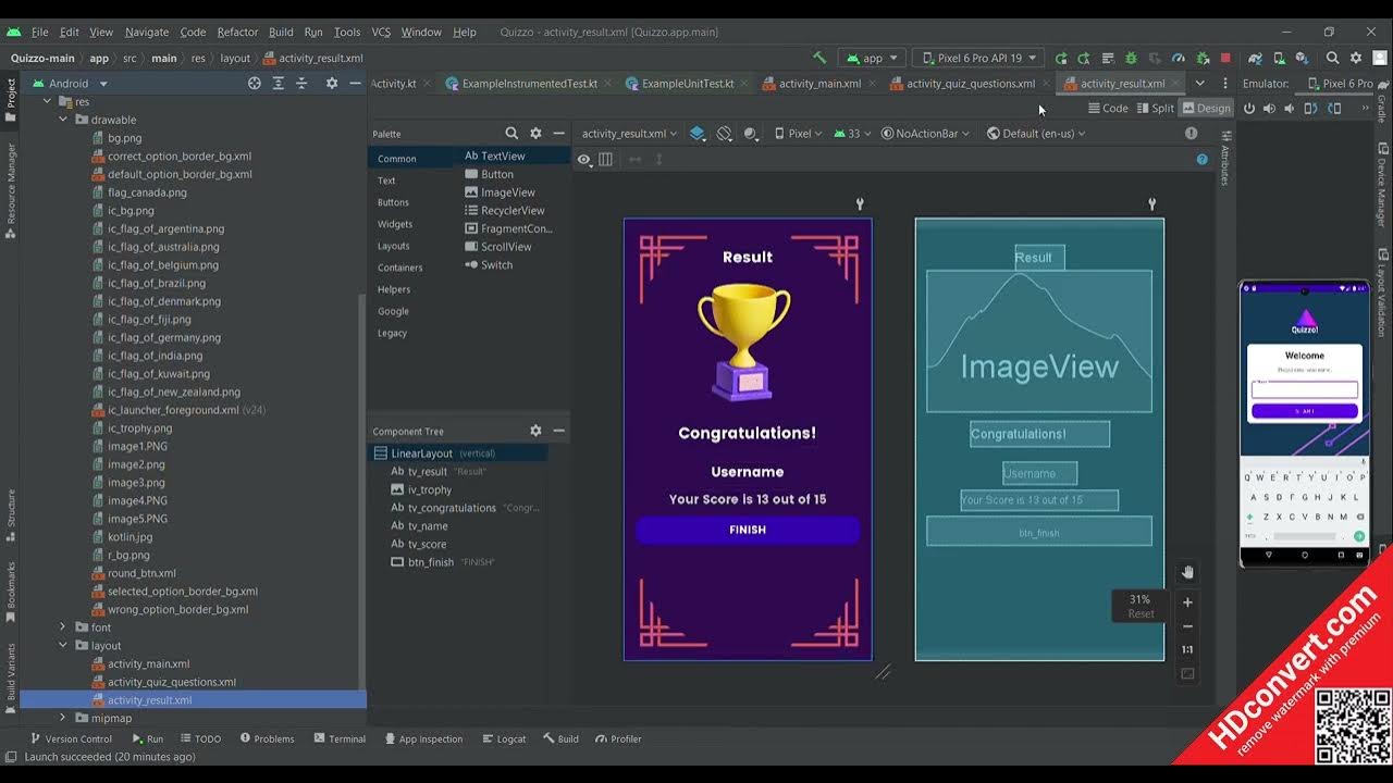 Quiz App Using Kotlin Language - YouTube