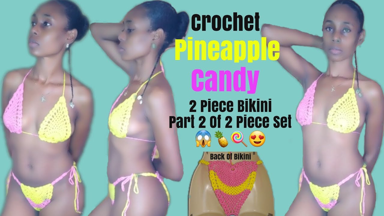 Crochet Pineapple Bra