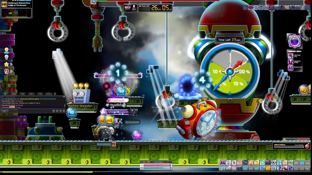 MapleStory | Chaos Papulatus Solo (Luminous) - Reboot - YouTube