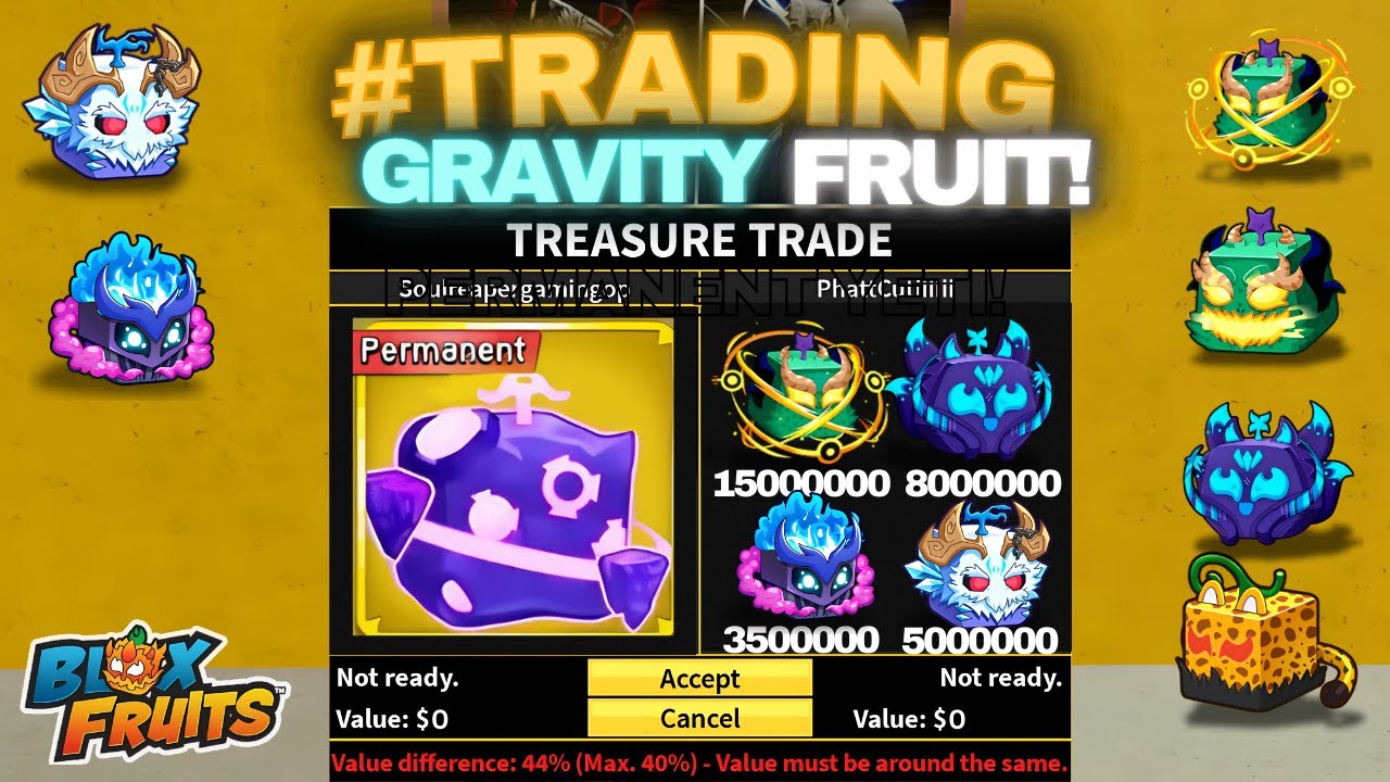 What People Offer for Gravity before rework in blox fruit | Trading ...
