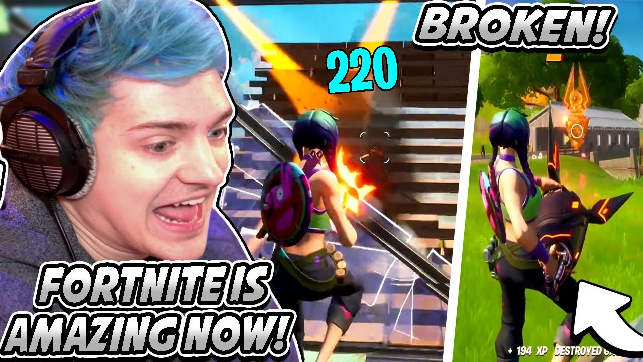 Ninja FINALLY RETURNS To Fortnite After HUGE BREAK & DOMINATES! *LOVES ...
