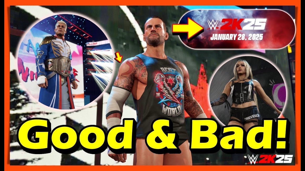 WWE 2K25 1st REAL Info! Screenshots, The Good & Bad! - YouTube