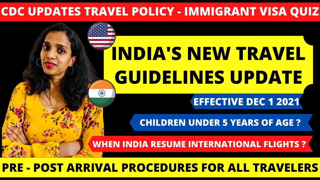 INDIA to USA Travel Policy Update | India’s Latest Travel Guidelines ...
