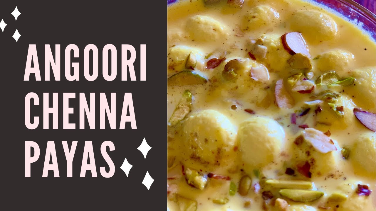 Instant Kolkata Style Angoori Chenna Payas | Indian Dessert - YouTube