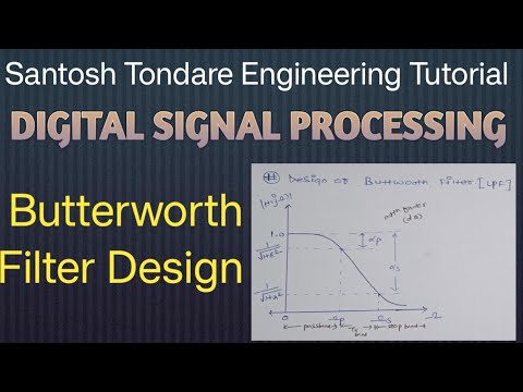 #digitalsignalprocessing |How to Design Butterworth Filter |Design ...