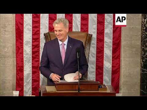 House Speaker McCarthy ushers in new GOP majority - YouTube