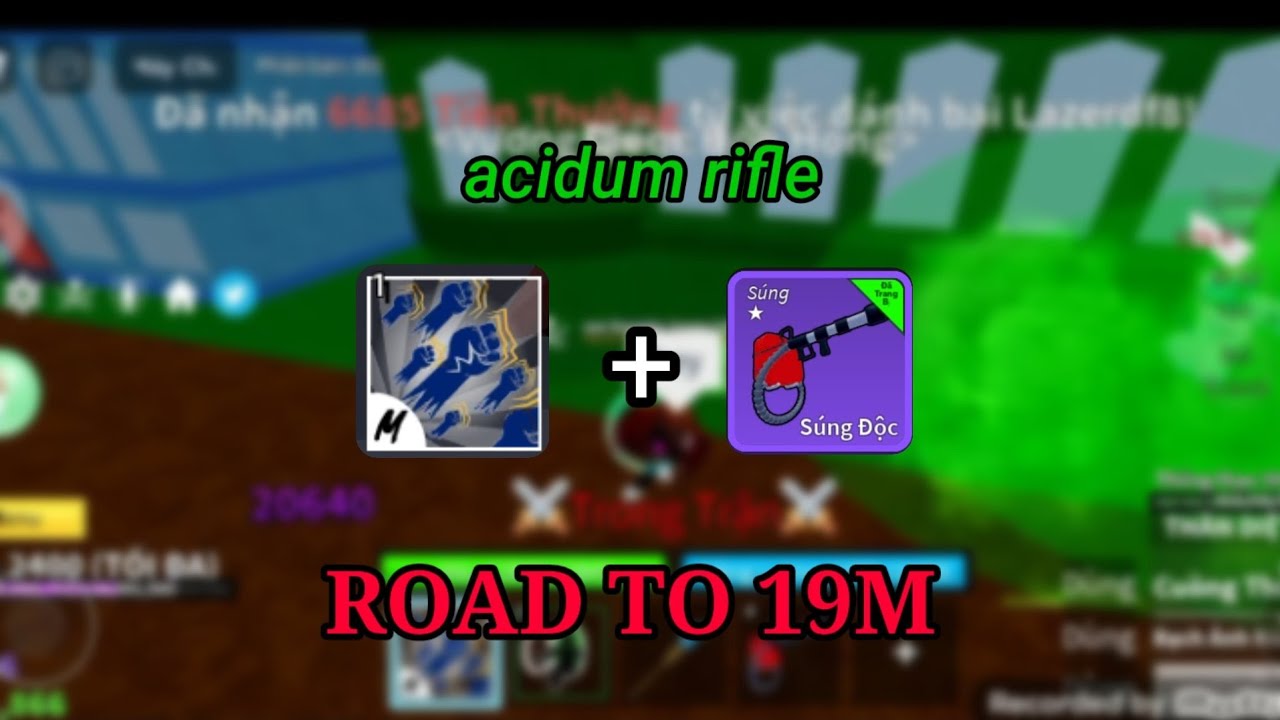 [acidum rifle + godhuman] road to 19m | blox fruits - YouTube