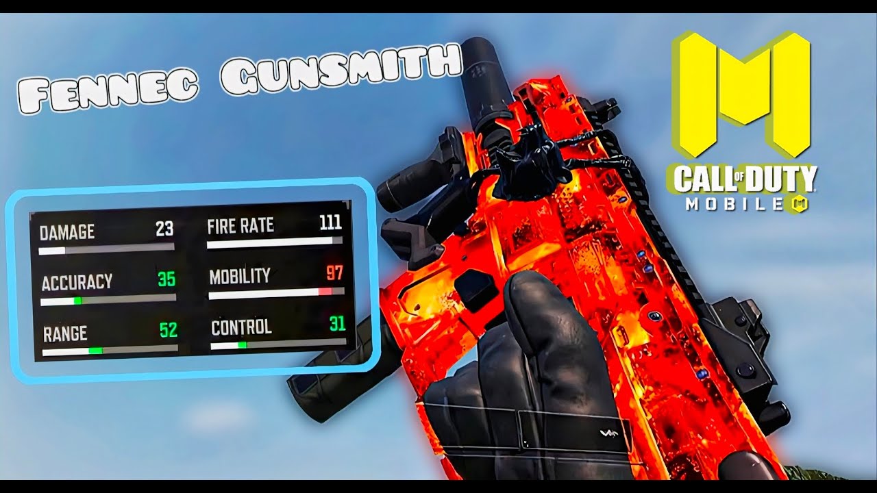 *NEW* 2 SHOT Fennec Gunsmith in Season 4 COD Mobile - YouTube