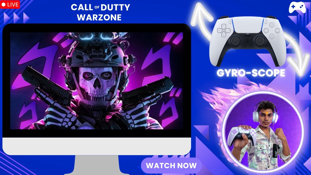 🔥INDIA'S #1 (First)🎮 Gyro-Scope Controller player in #warzone . WATCH ...