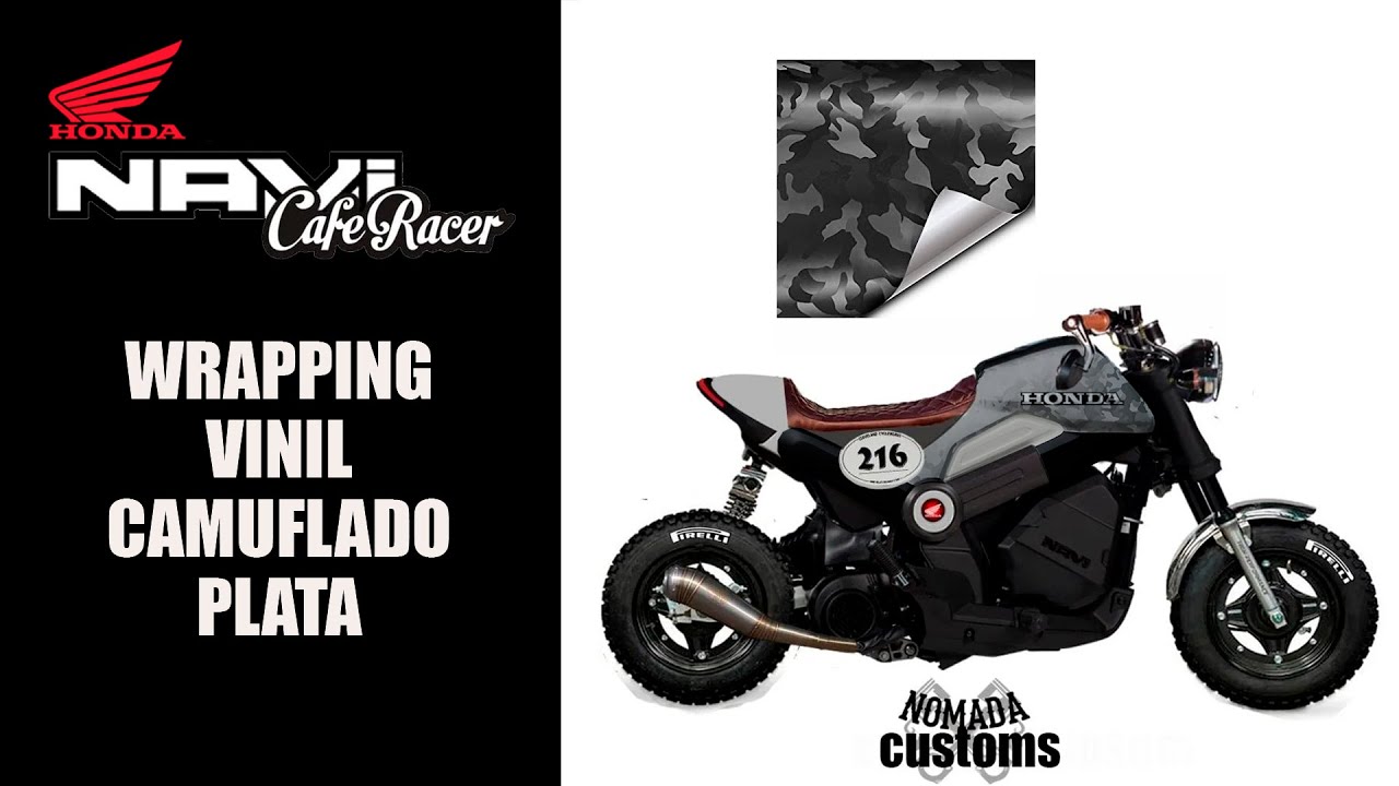 HONDA NAVI 2022 | NAVI CAFE RACER - WRAP - WRAPPING - VINIL NEOCAFE ...