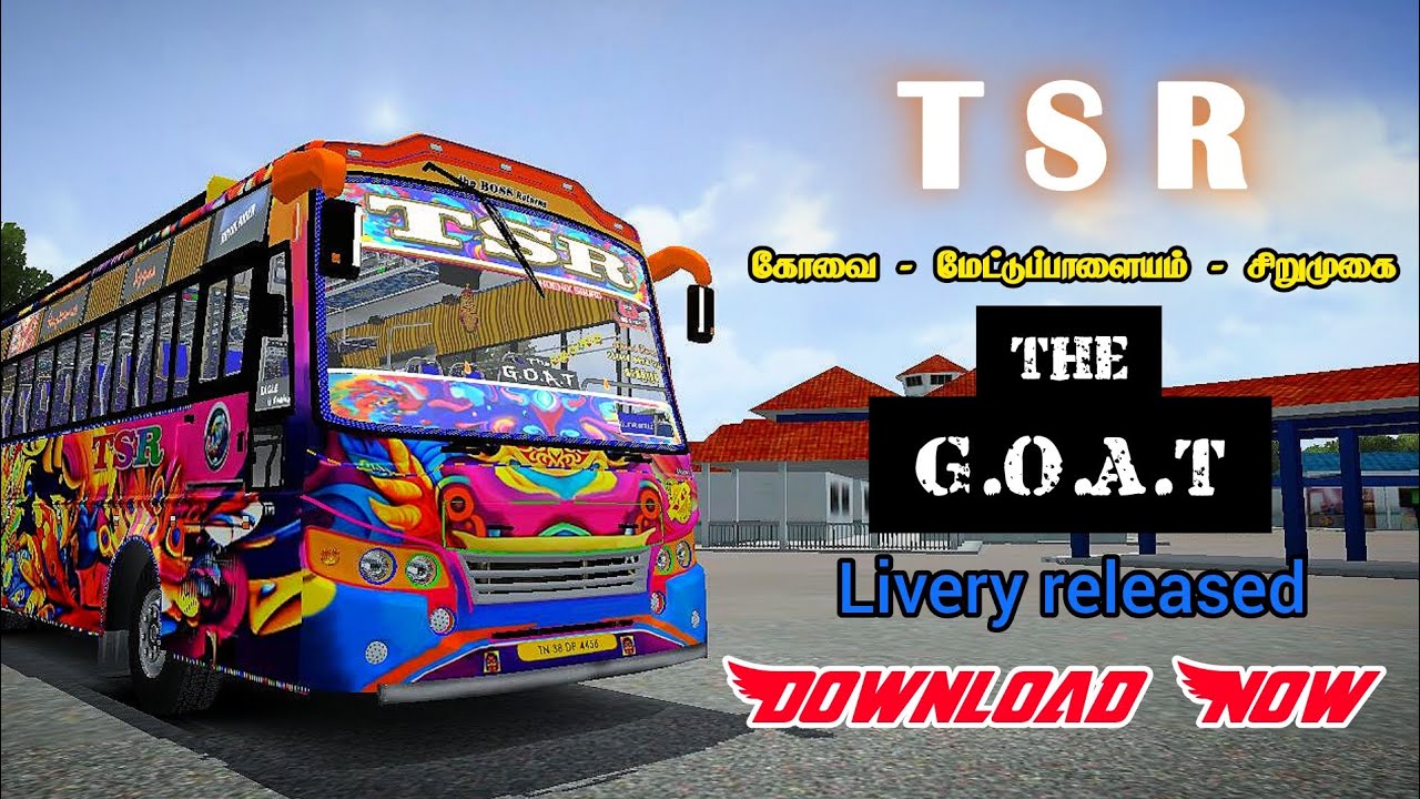 TSR livery released 🤩🧡💙💥| DOWNLOAD NOW|NNL BUS MOD|reupload #tsr#livery ...