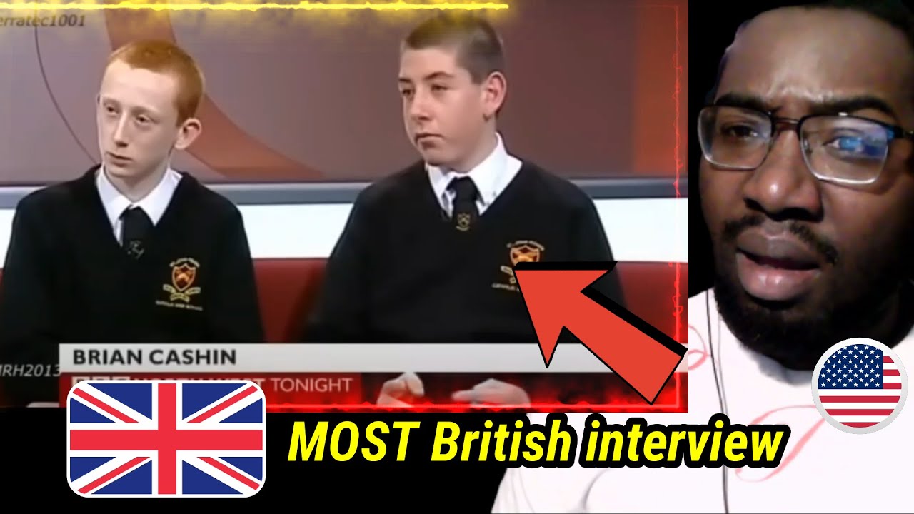 American Guy Reacts to "The Most British Interview ever" - YouTube