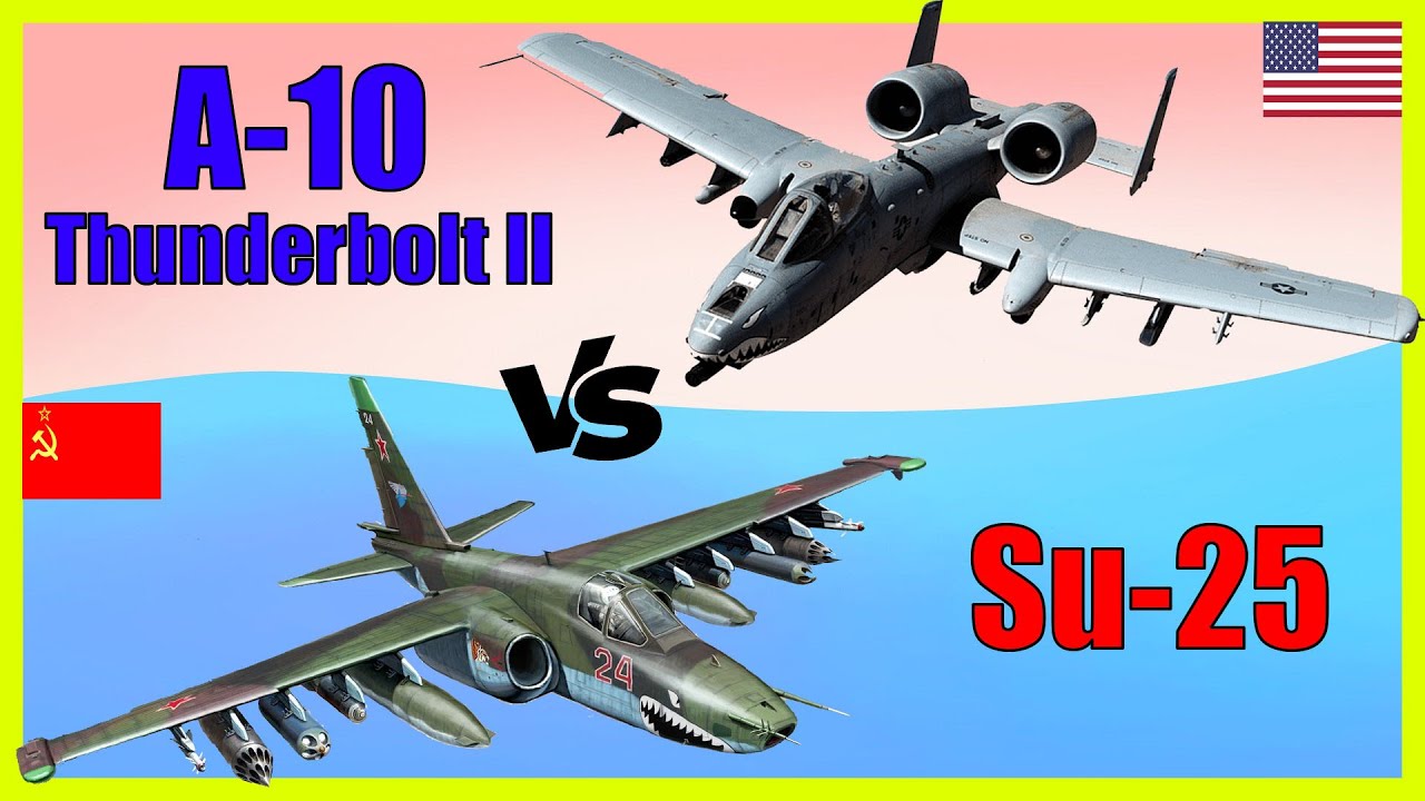 A 10 Thunderbolt vs Su 25 Frogfoot: Which is better? - YouTube