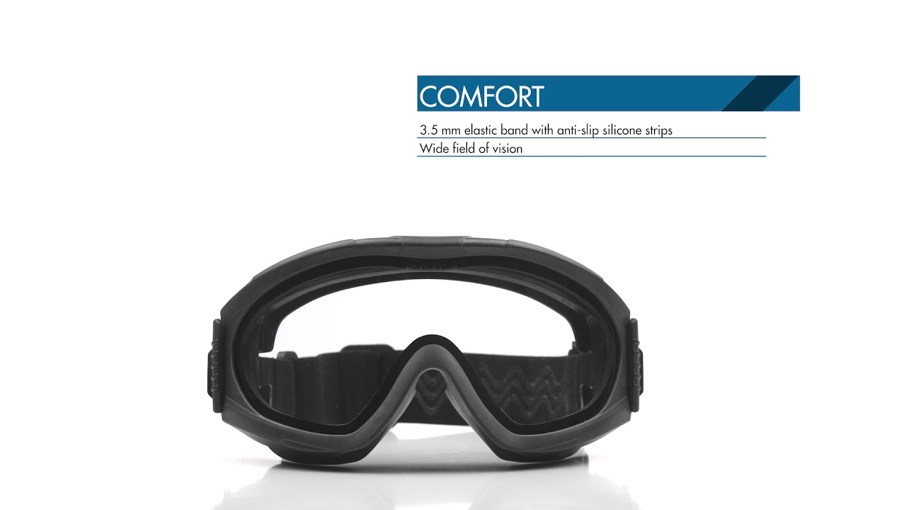 Panoramic safety glasses Xirium - YouTube