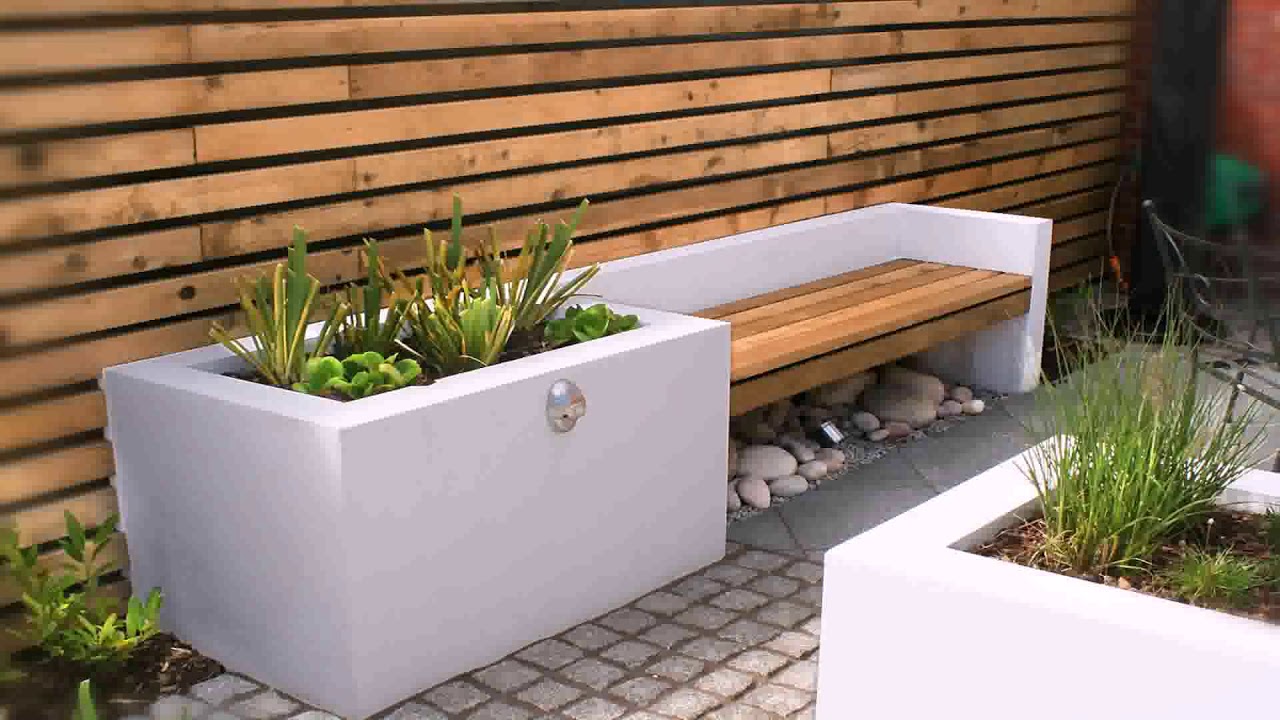 Landscape Design Rectangular Garden - YouTube