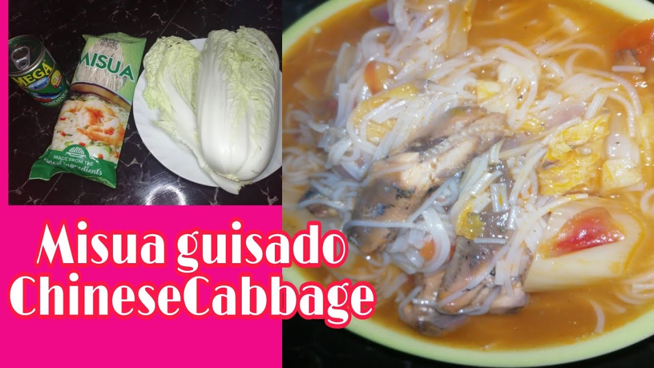 MISUA GUISADO CHINESE CABBAGE|PATCHA'S TV - YouTube