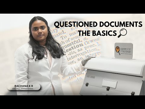 Questioned Documents: The Basics | Forensic Document Examination ...