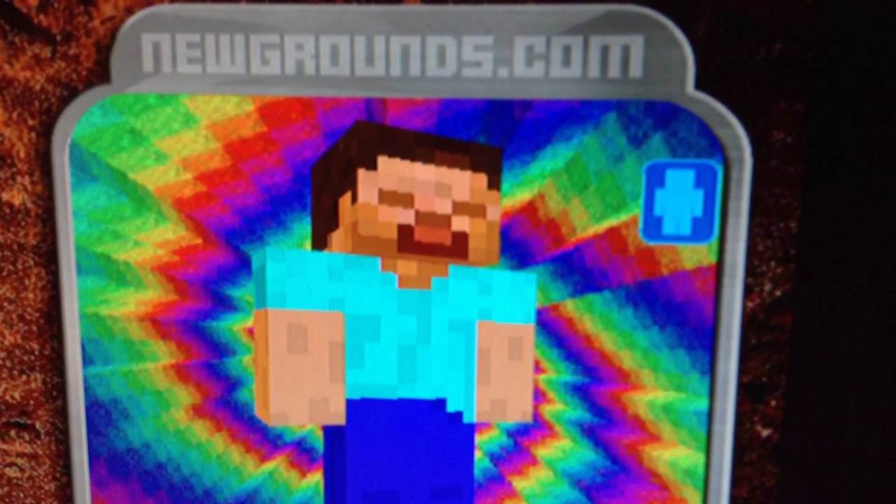 Steve from Minecraft blinking his eyes! - YouTube