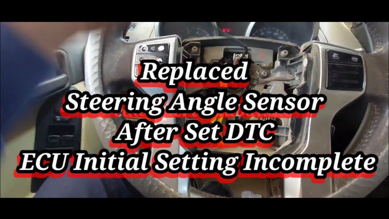 🇵🇭 Replaced Steering Angle Sensor. C120A - ECU Initial Setting ...