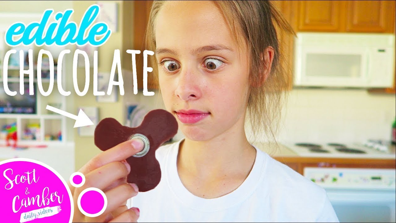 HOMEMADE CHOCOLATE FIDGET SPINNER!! 😍😋💕 EDIBLE AND DELICIOUS! | Scott ...