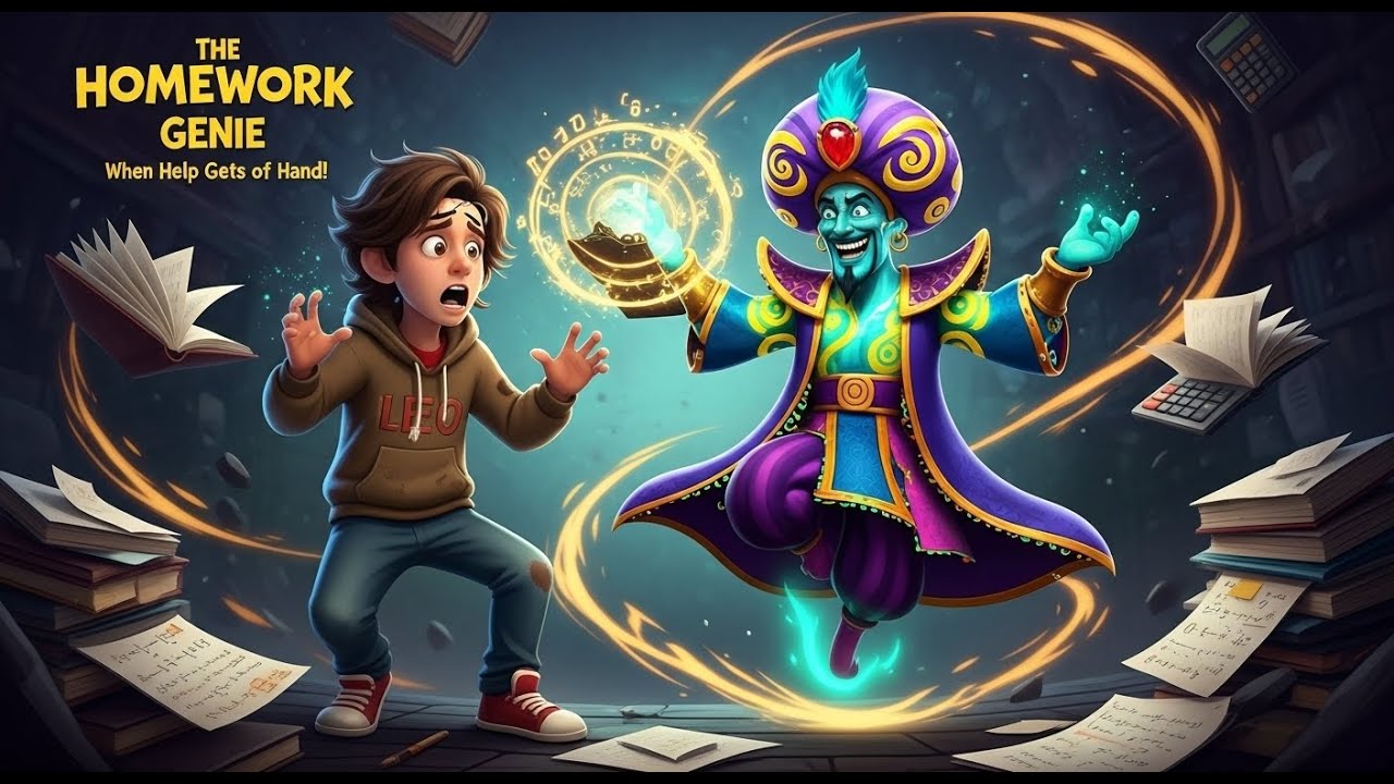 “The Homework Genie | When Homework Help Gets Out of Hand!” # ...