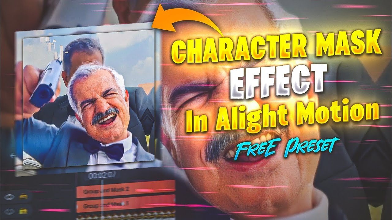 Character Masking Alight Motion Tutorial | Alight Motion Preset (Xml ...