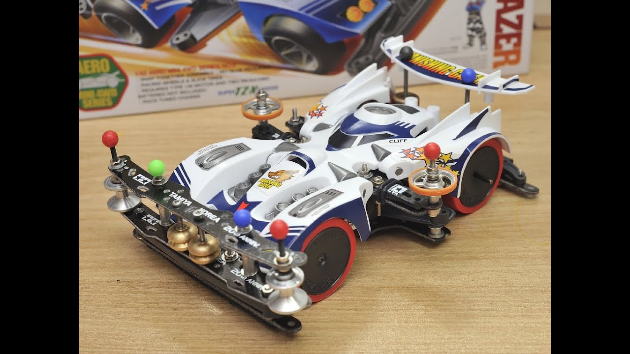 【ミニ四駆】mini4wd-tamiya- tzx-shassis-tzx샤시 홍어식튜닝 vanishing-gazer - YouTube