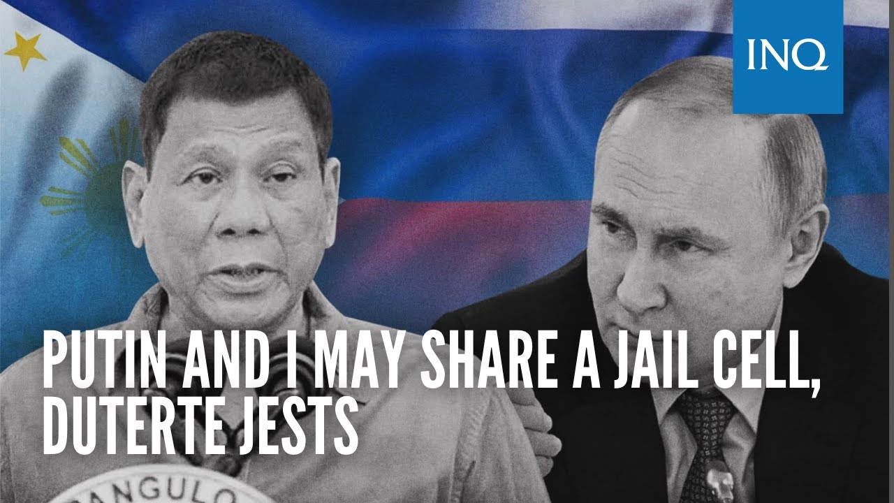Putin and I may share a jail cell, Duterte jests - YouTube