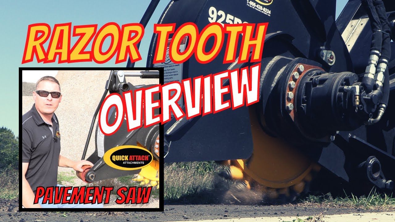 This is an overview of the Razor Tooth Pavement Saw with Shane. - YouTube