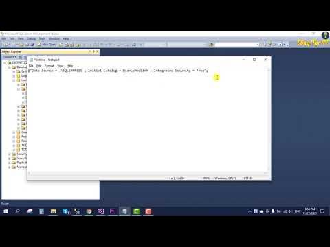 LẬP TRÌNH C# || #68 - Tạo lớp kết nối Database SQL với ứng dụng WPF C# ...