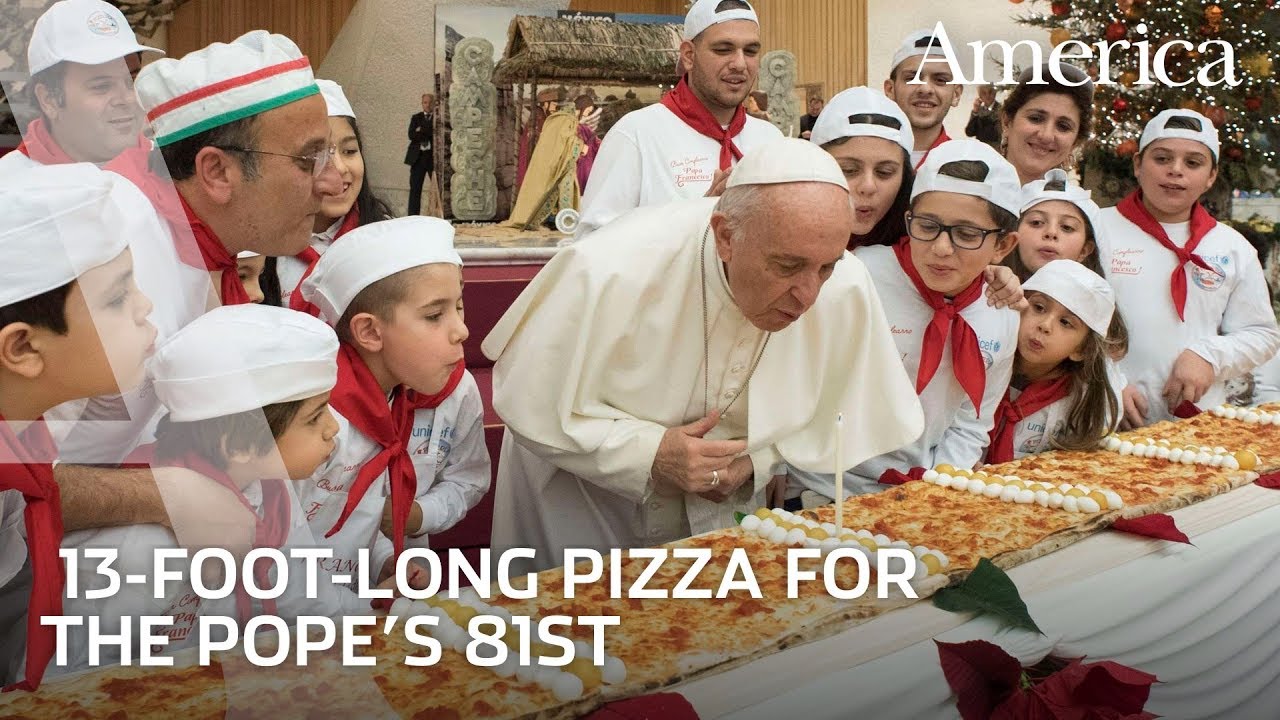 Pope Francis celebrates his 81st birthday - YouTube