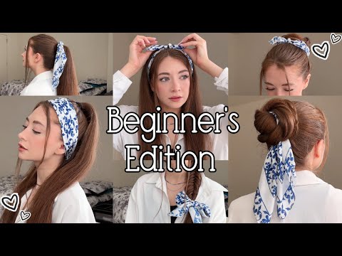 20+ Easy Silk Scarf Hairstyles for Beginners!