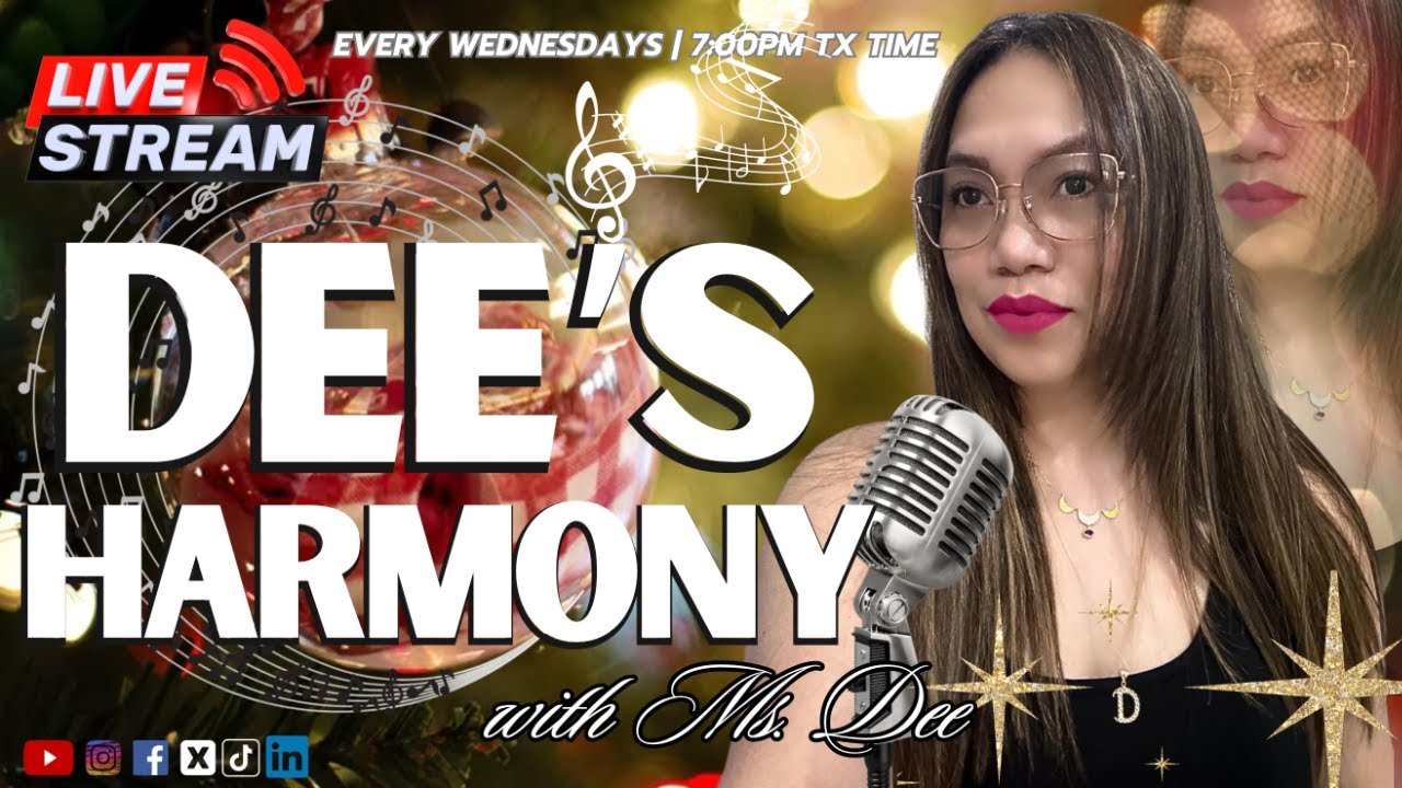 DEE’s HARMONY with Ms. Dee! 1ST LIVE EPISODE 2025 💟💕💥 #music # ...