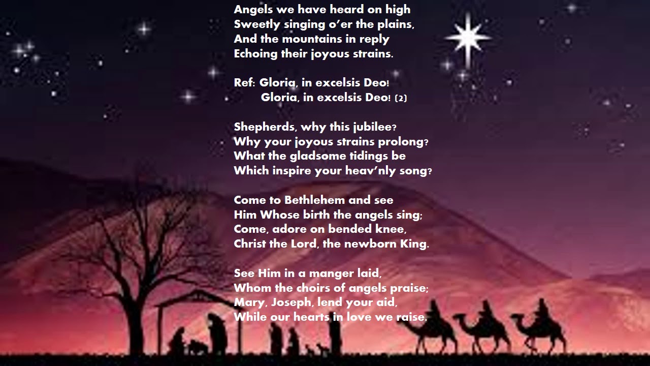 Angels We Have Heard On High Instrumental (Christmas Carol) - YouTube