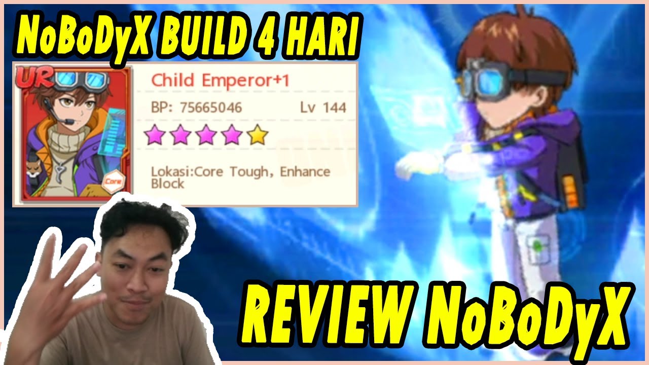 🔥🔥REVIEW LORD NoBoDyX!! UR CHILD EMPEROR 4 HARI SUDAH MAU TAMAT BUILD! - ONE PUNCH MAN The ...
