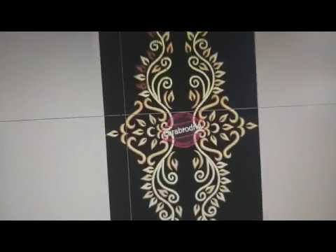 الدرس الأول: تعليم رشمات الطرز eos broderie - YouTube